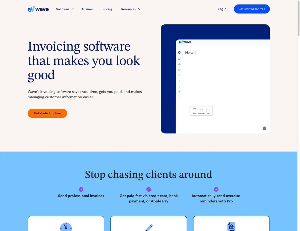 Wave Invoicing: présentation, avis clients & tarifs